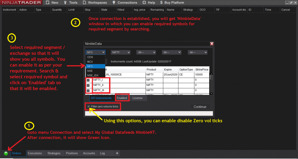 NimbleNT - Global Datafeeds